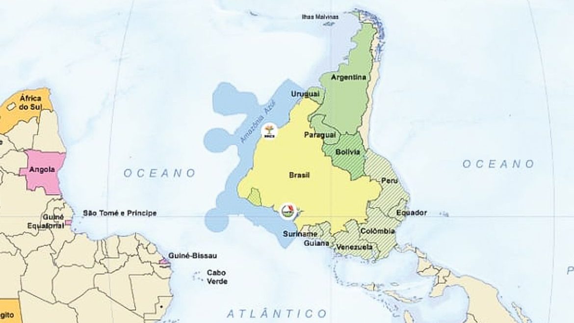 IBGE lança mapa invertido que coloca o Brasil no topo e reforça ...