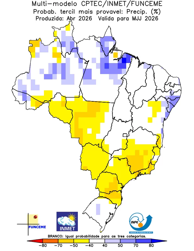 Previsão do INPE indica que inverno será mais quente e seco em SP